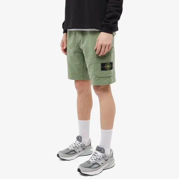 Stone Island Garment Dyed Sweat Shorts