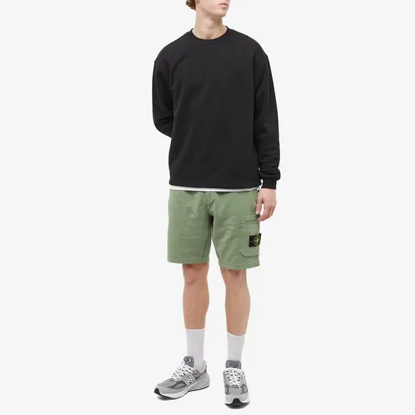 Stone Island Garment Dyed Sweat Shorts
