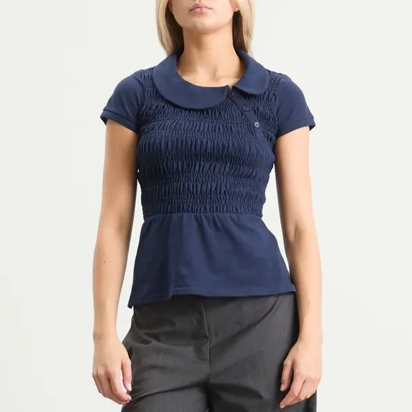 PEACHY DEN Ferdinand Polo Jersey Shirt Exclusive - Midnight