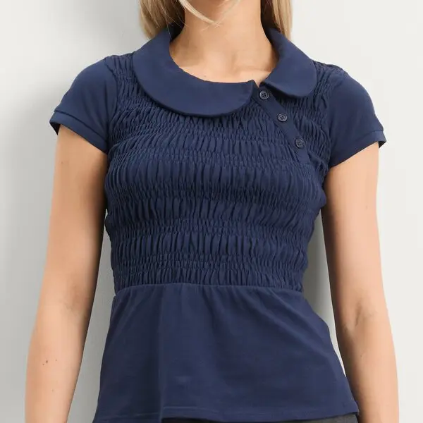 PEACHY DEN Ferdinand Polo Jersey Shirt Exclusive - Midnight