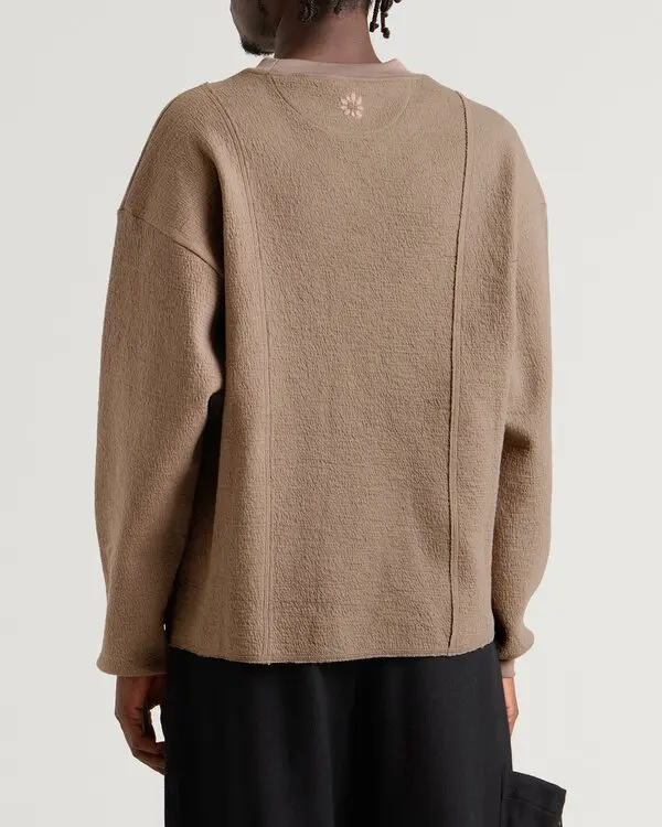 GANDER Raw Edge Crewneck Sweatshirt