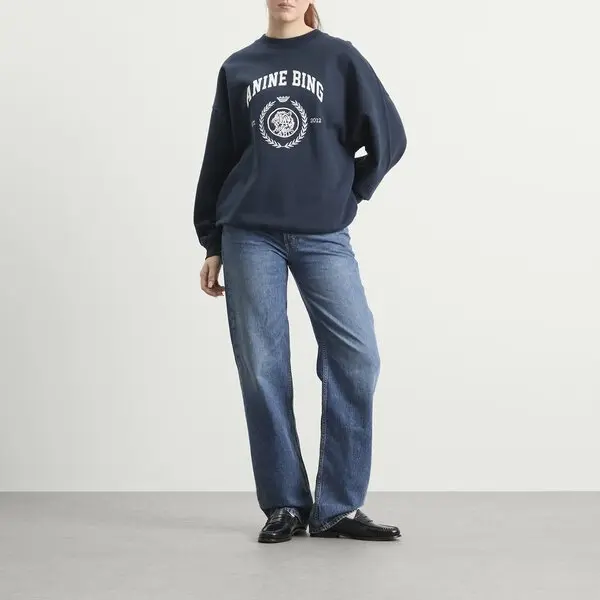 ANINE BING Miles Collegiate Sweatshirt