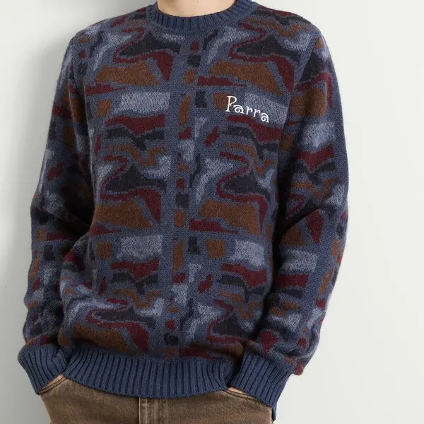 PARRA Repeat Ftp Booster Knit Jumper