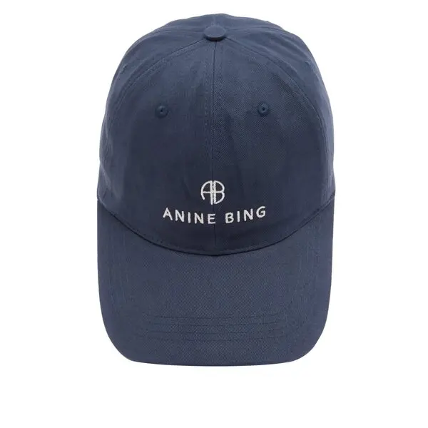 ANINE BING Jeremy Baseball Cap - Washed Navy