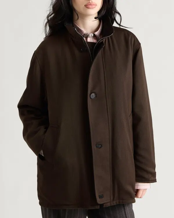 Auralee Reversible Coat Jacket