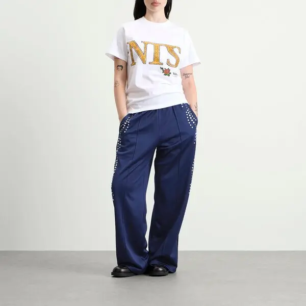Toga Studded Track Pants - Navy