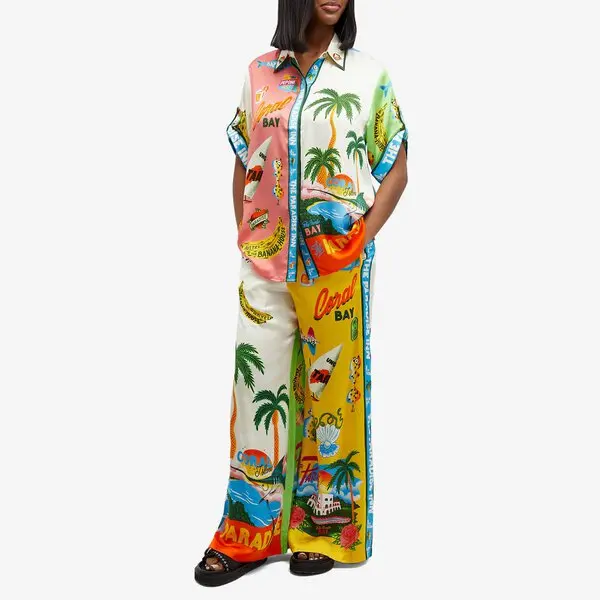 ALEMAIS Alémais Paradiso Silk Shirt | 100% Silk | End Clothing