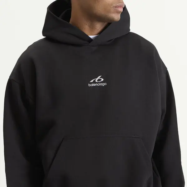 Balenciaga Logo Regular Fit Hoodie