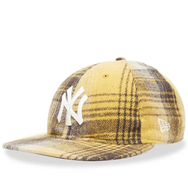 New Era Ny Yankees Plaid 9fifty Adjustable Cap