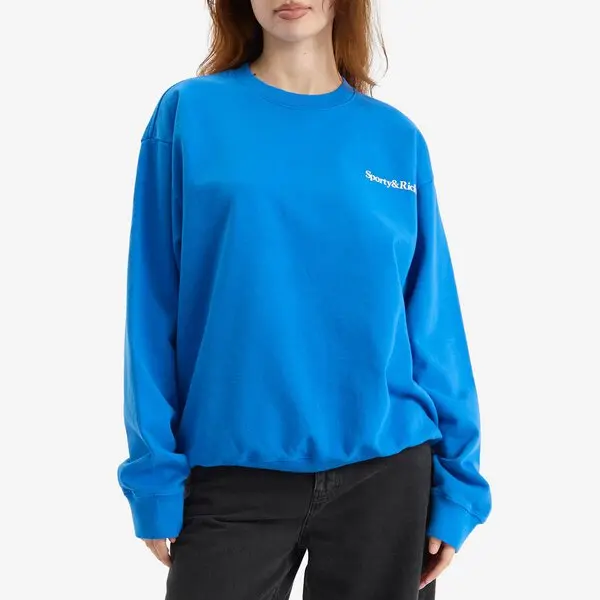 Sporty & Rich Health Is Wealth Crew Sweatshirt