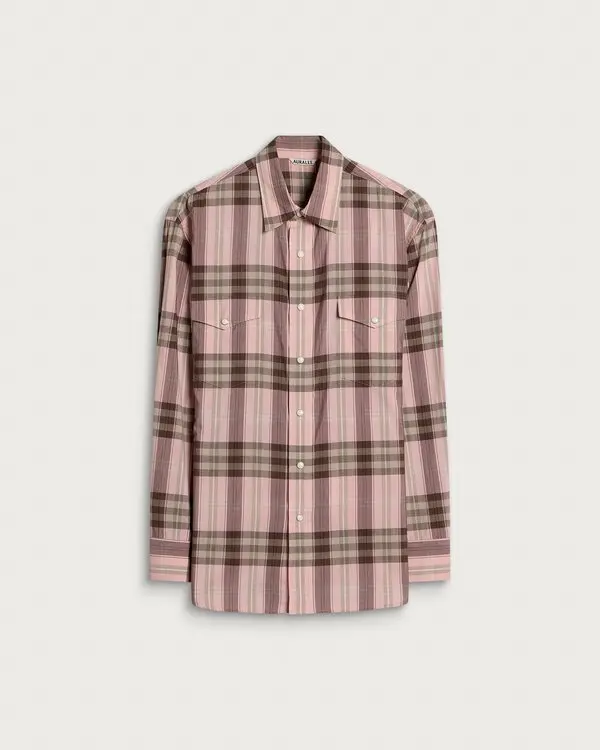 Auralee Check Shirt