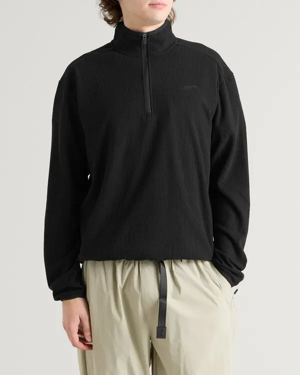 MELLOW CLO Summit Half Zip Fleece - Black