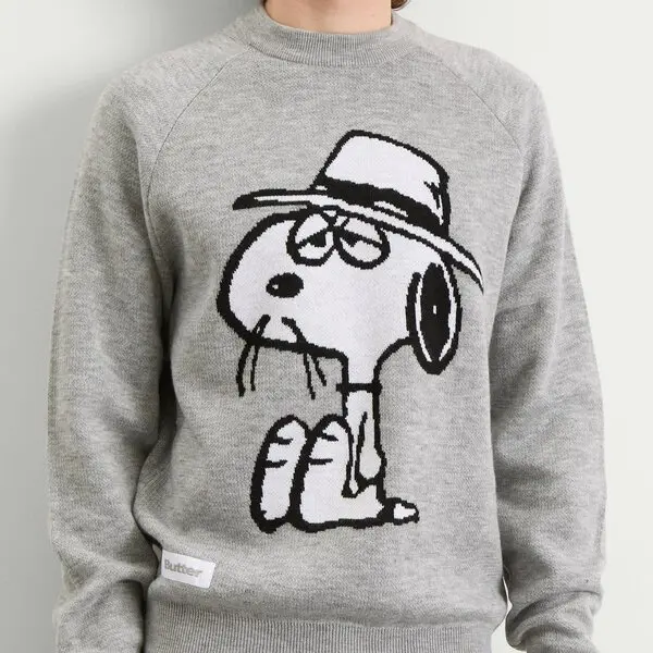 BUTTER GOODS X Peanuts Spike Knit Sweater