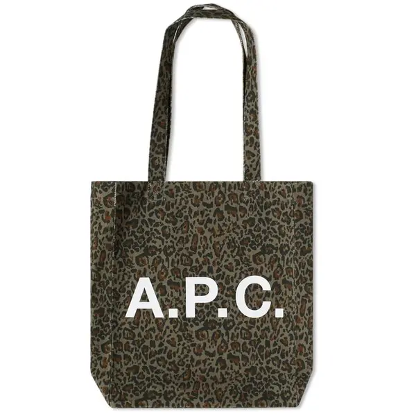A.p.c. Lou Animal Print Tote