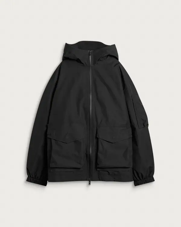Y3 Gtx Padded Hooded Jacket - Black
