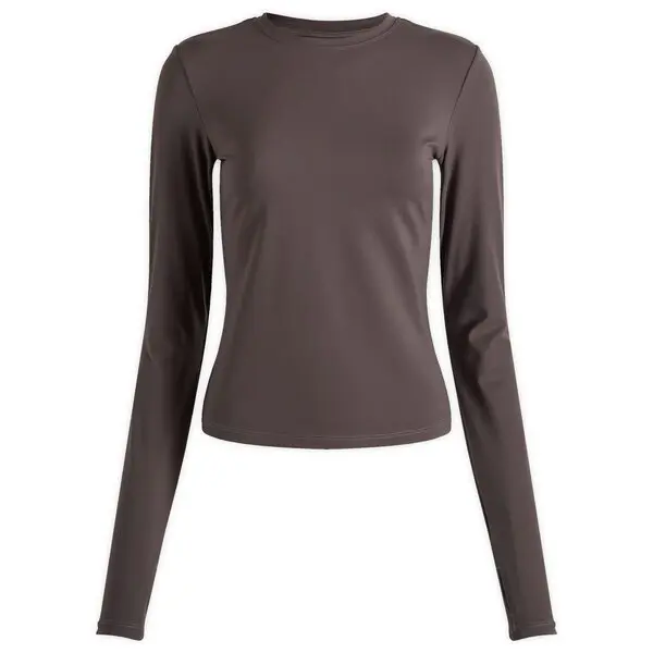 ADANOLA Long Sleeve Longline Top