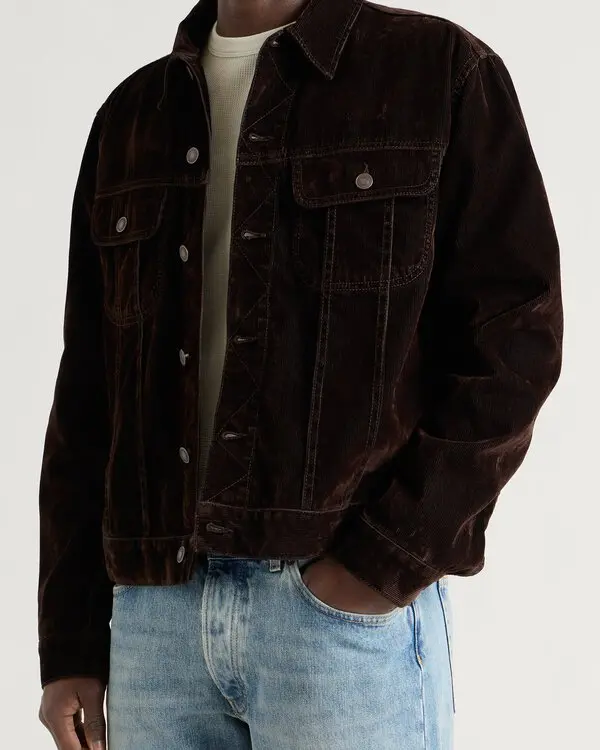 JEANERICA Alex Fine Cord Trucker Jacket