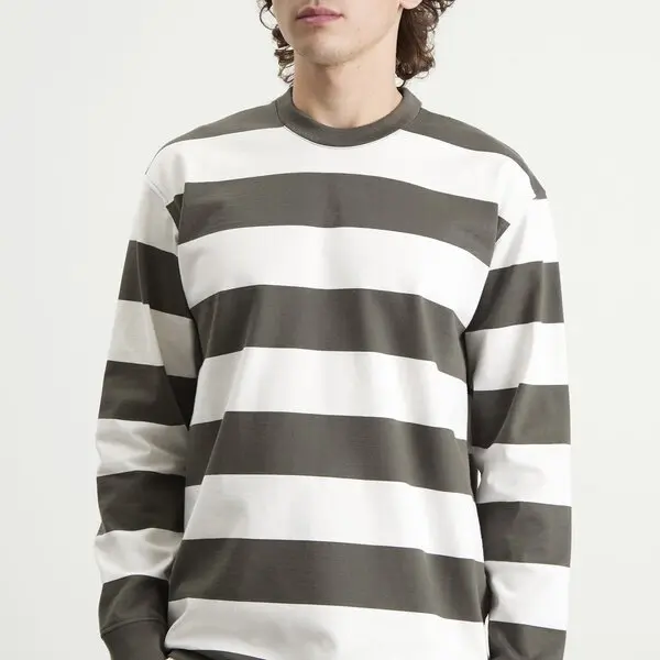 Armor Lux Long Sleeve Wide Stripe T-shirt