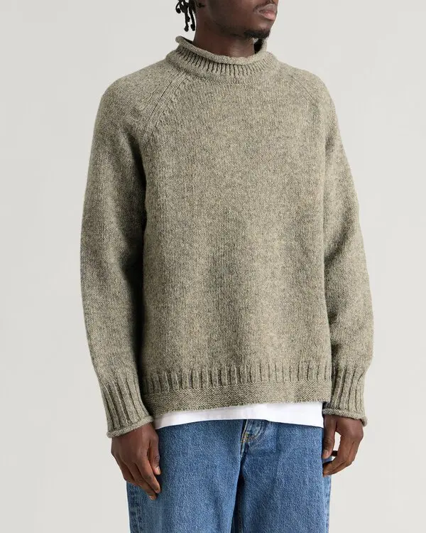 PITTARI Seti Heritage Lambswool Roll Collar Jumper
