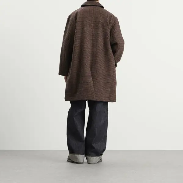 Universal Works Wool Tweed Mix Stan Coat Jacket