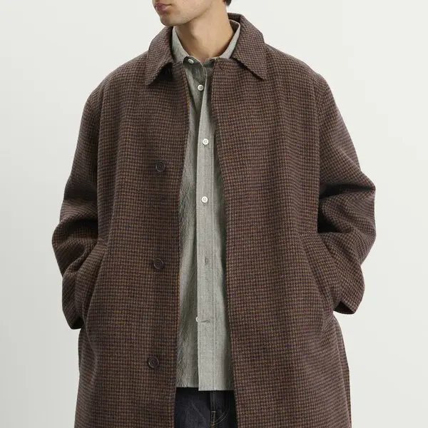 Universal Works Wool Tweed Mix Stan Coat Jacket