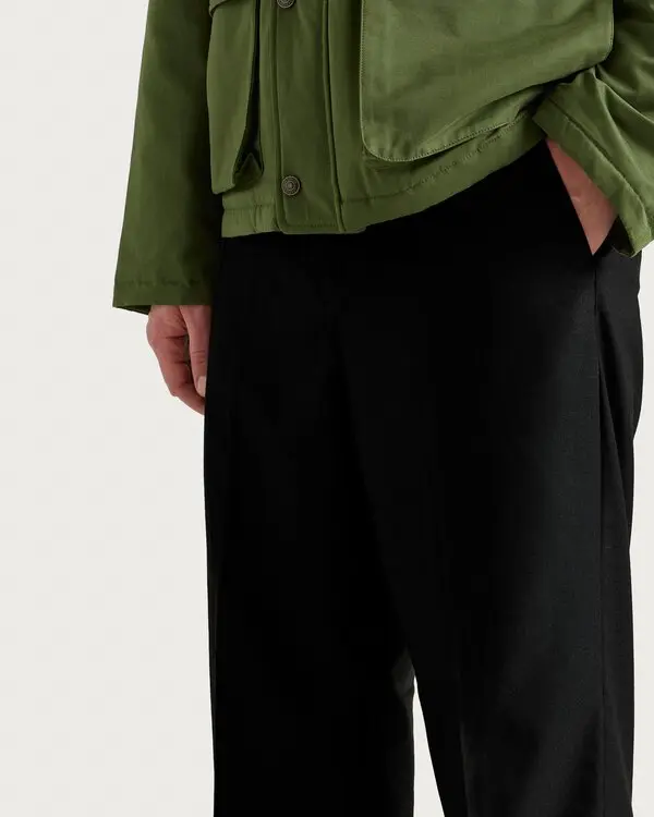 LES DEUX Brushed Twill Tailored Trousers
