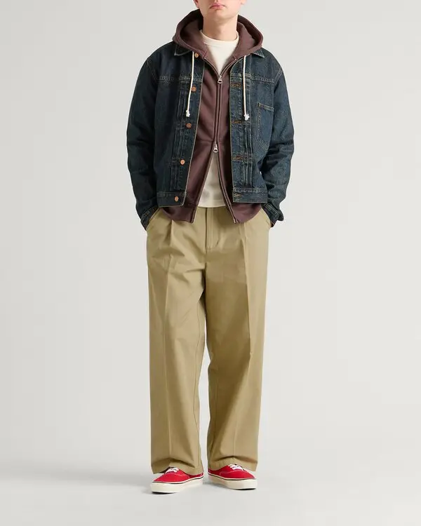 LARRIET Onder Pleated Ripstop Trousers
