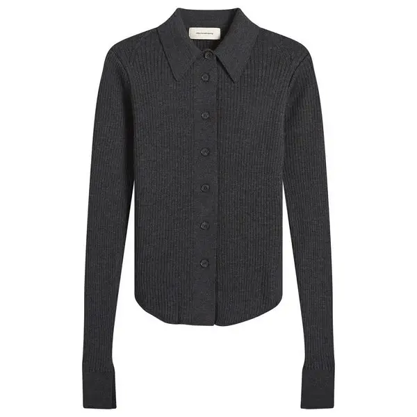 MFPEN Knitted Rib Shirt - Washed Graphite