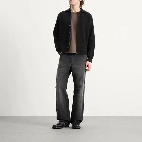 Auralee Rib Knit Cardigan