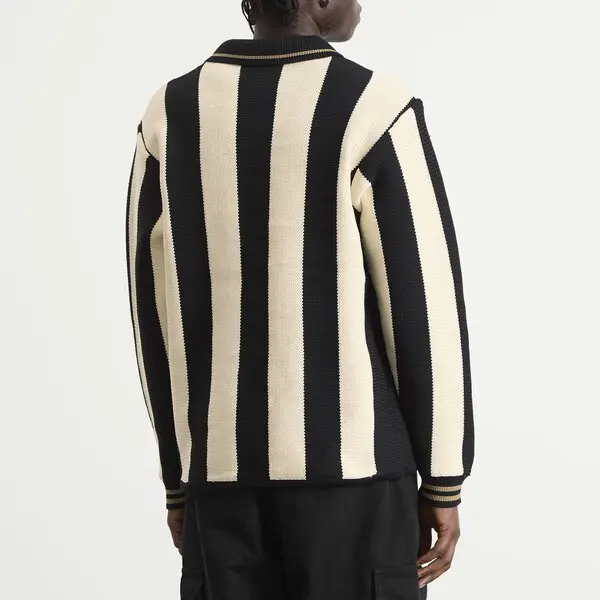 F.C. REAL BRISTOL Stripe Knit Football Shirt