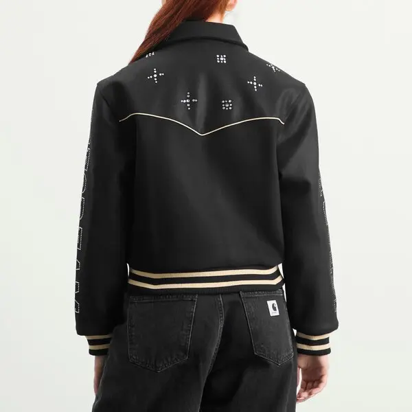 ICECREAM Western Crystal Varsity Jacket