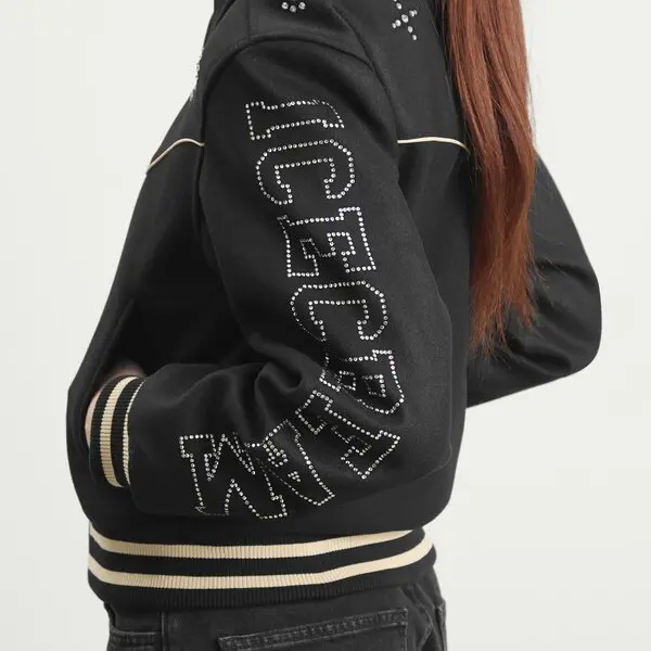 ICECREAM Western Crystal Varsity Jacket