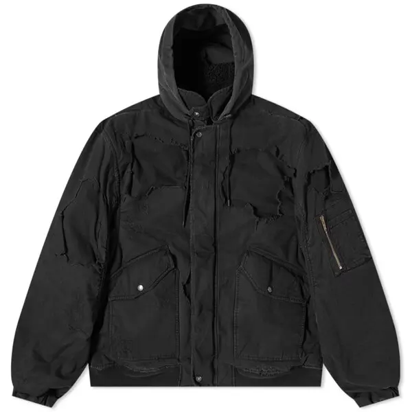 Balenciaga Destroyed Bomber Jacket