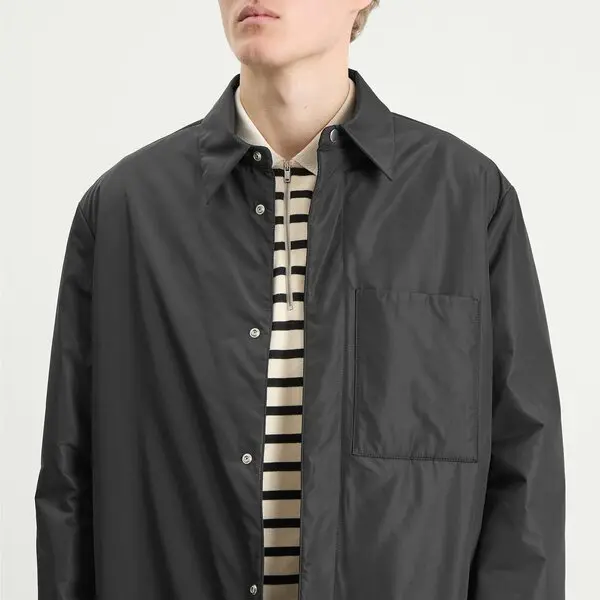 JIL SANDER Nylon Car Coat Jacket
