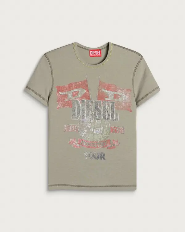 DIESEL® T-marsy-rib T-shirt