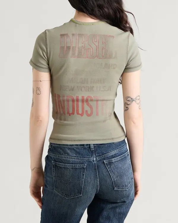 DIESEL® T-marsy-rib T-shirt