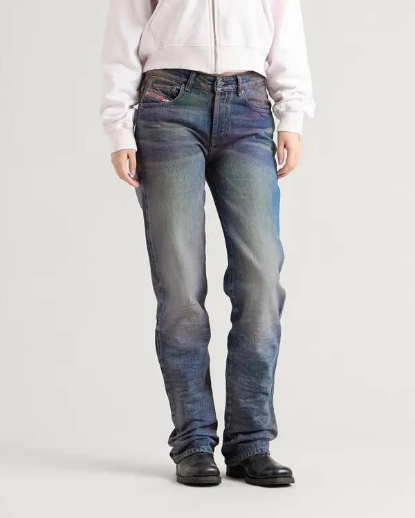 DIESEL® D-liet Straight Leg Jeans