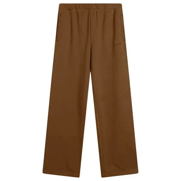 SKIMS Cotton Fleece Classic Straight Leg Pant - Bison