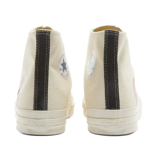 Play Comme Des Garcon X Converse Chuck Taylor 1970s Hi Shoes