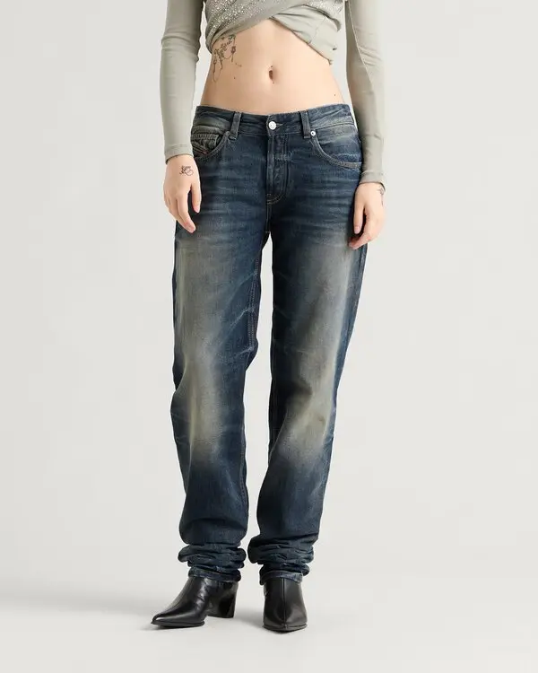 DIESEL® D-liet Straight Leg Jeans