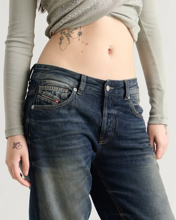 DIESEL® D-liet Straight Leg Jeans