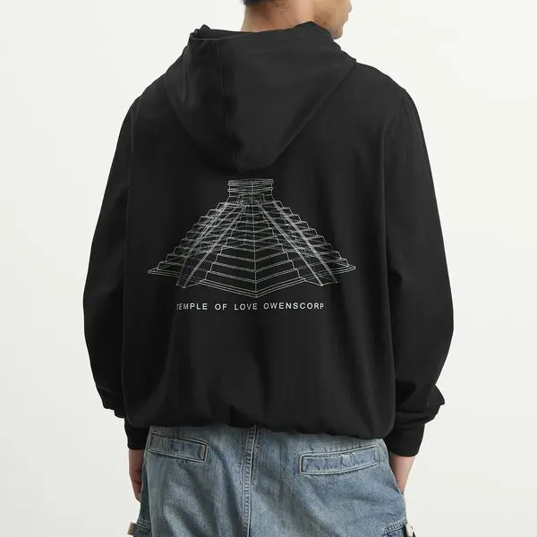 Rick Owens Temple Of Love Jersey Hoodie