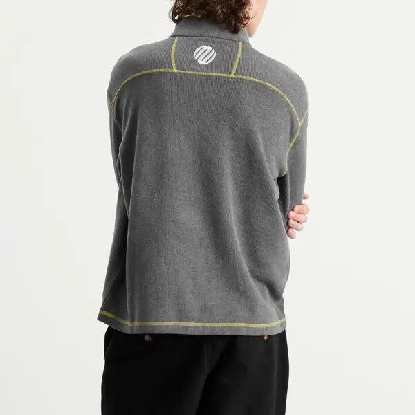 METALWOOD STUDIO Contrast Stitch 1/4 Zip Sweatshirt