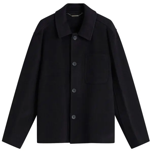 PERCIVAL Double Faced Wool Overshirt