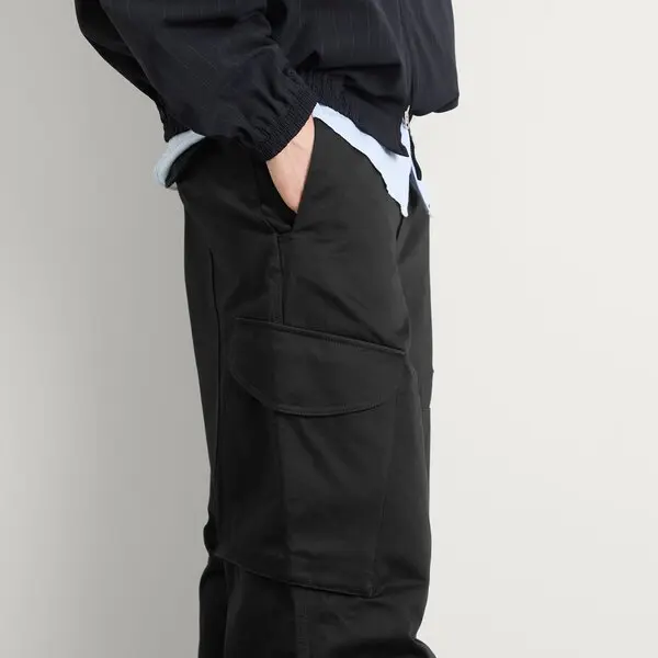 Acne Studios Patsono Heavy Cotton Satin Trouser