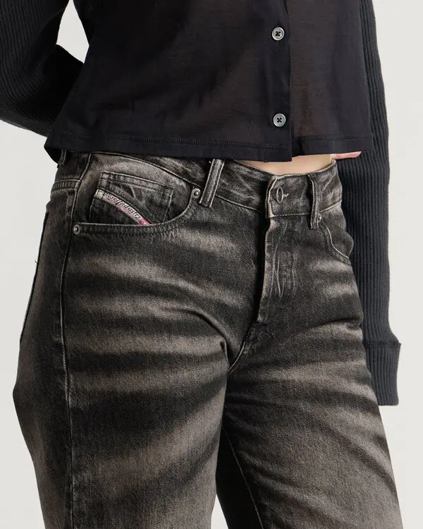 DIESEL® D-liet Straight Leg Jeans