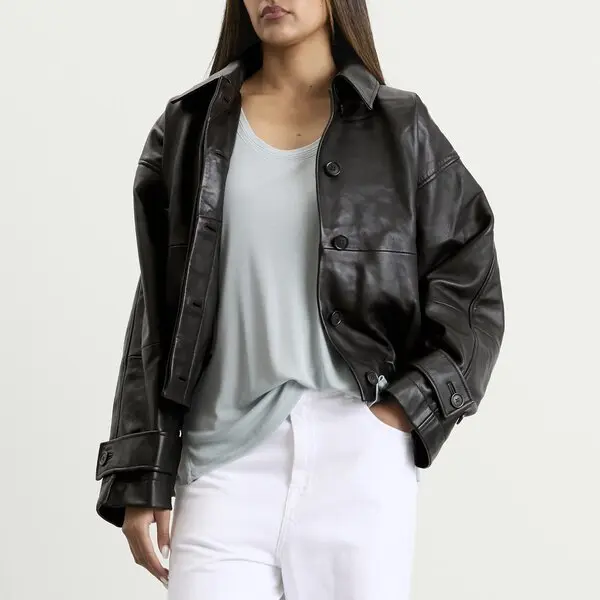 RÓHE Leather Blouson Jacket
