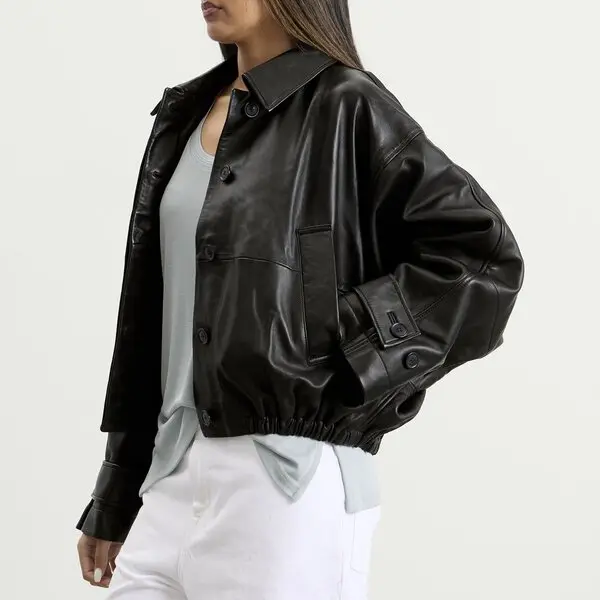 RÓHE Leather Blouson Jacket