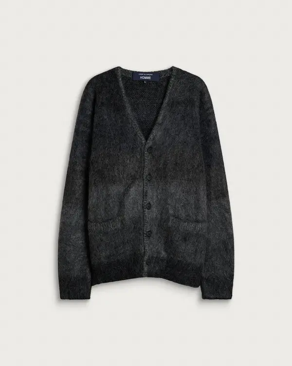 Comme Des Garçons Mohair Stripe Cardigan