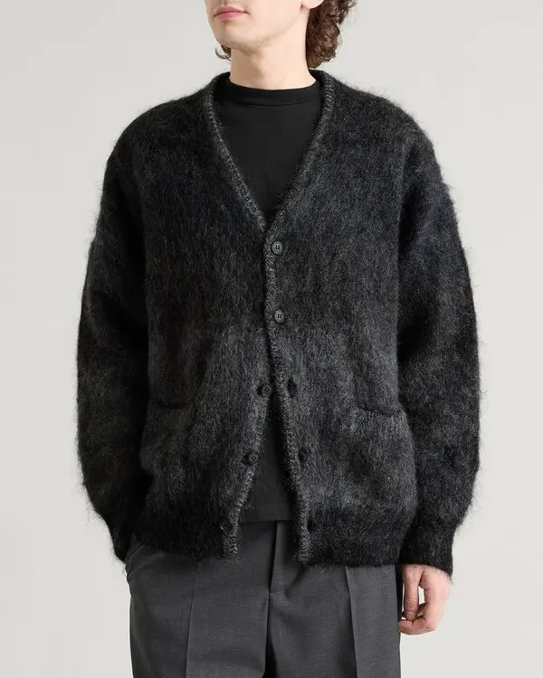 Comme Des Garçons Mohair Stripe Cardigan
